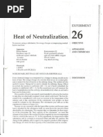Heat of Neutralization - Lab Report | PDF | Sodium Hydroxide | Mole (Unit)
