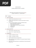 007 - Internal Waterproofing Checklist | PDF | Economic Sectors | Materials