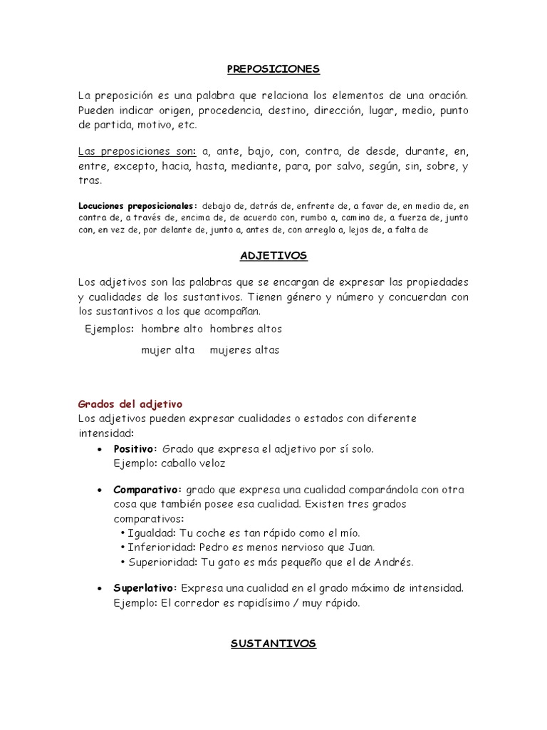 Analisis Morfologico Tipo de Palabras | PDF | Verbo | Adverbio Analisis Morfologico Tipo de Palabras | PDF | Verbo | Adverbio