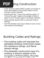 Fire Resistance Ratings for Building Elements | PDF | Fires | Engineering