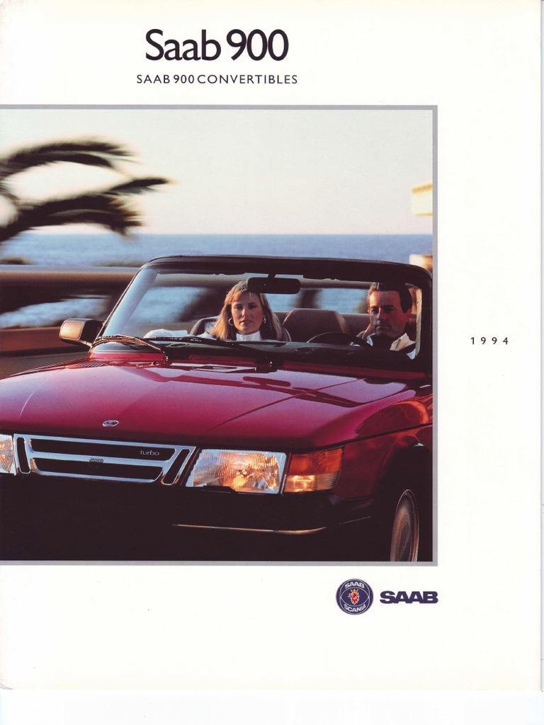 Saab 900 Convertible 1994 (Ocr) | PDF | Turbocharger | Private Transport