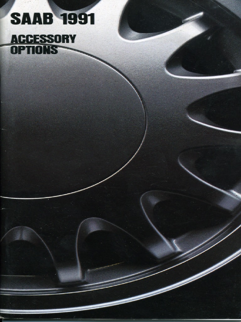 1991 Saab Accessories Catalog (Ocr) | PDF | Compact Cassette | Trailer ...
