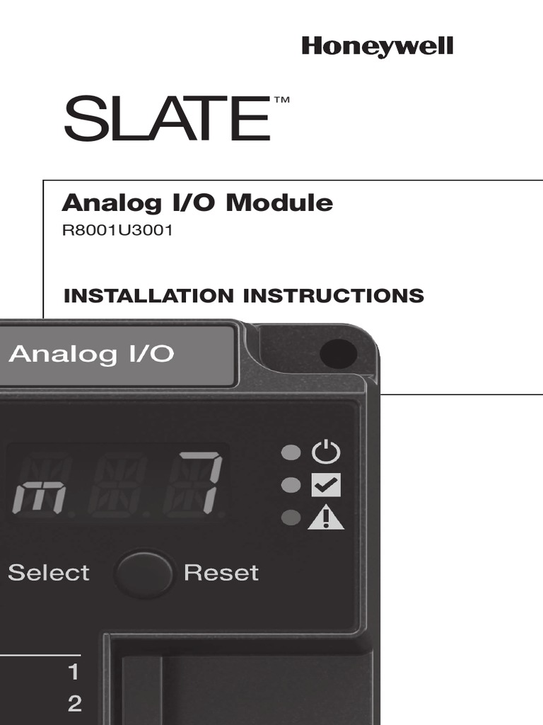 Analog I/o Module | PDF | Electromagnetic Interference | Electrical Wiring