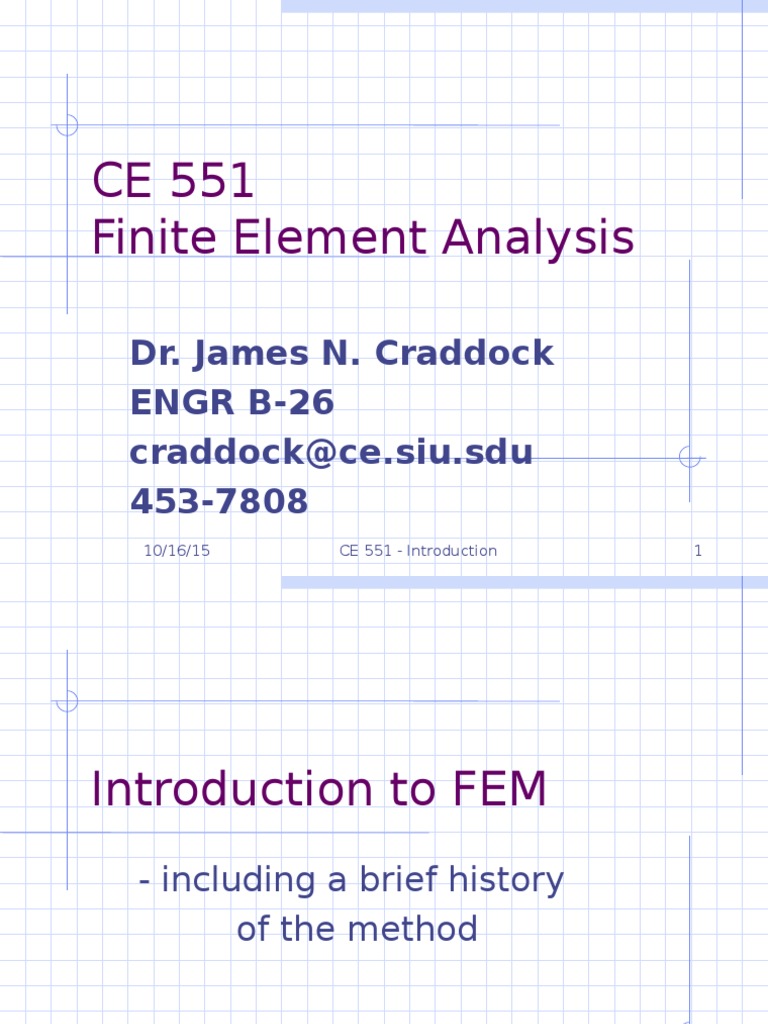Introduction | PDF | Finite Element Method | Equations