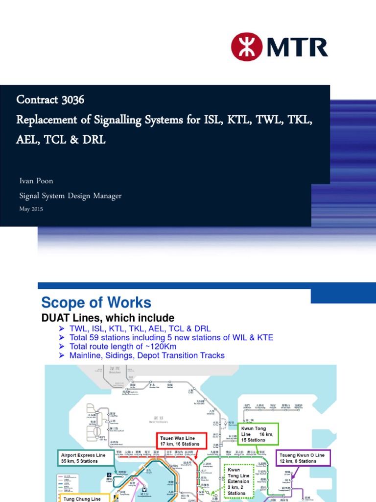4 MTR Overview S | PDF | Transport Safety | Railway Safety