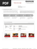 Emirates E-Tickets Example | PDF | Service Industries | Aviation