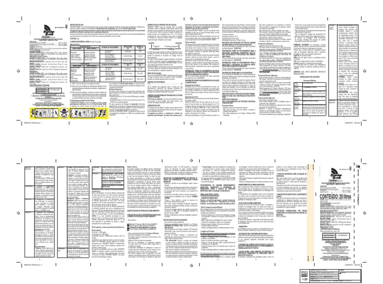 Roundup Ready Bula | PDF | Embalagem e rotulagem | Ambiente natural
