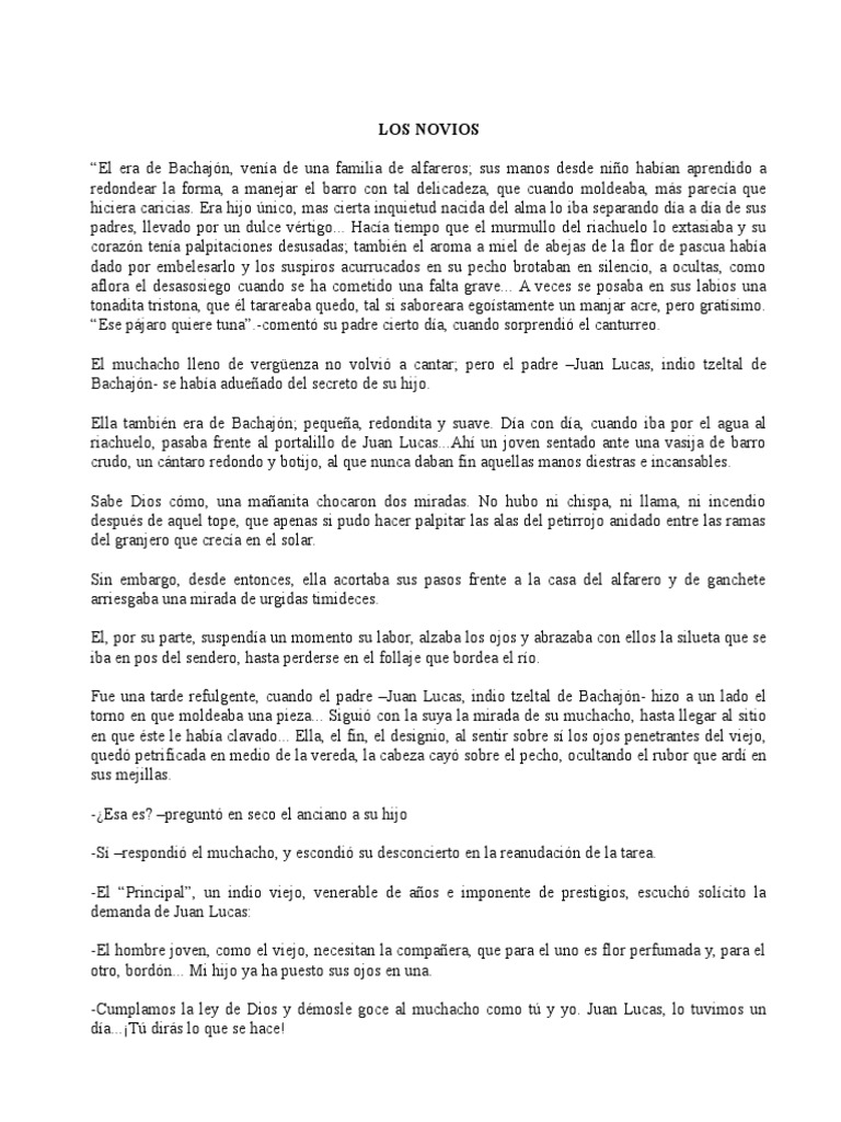 Los Novios: Tradición y Ritual Tzeltal | PDF | Alimentos