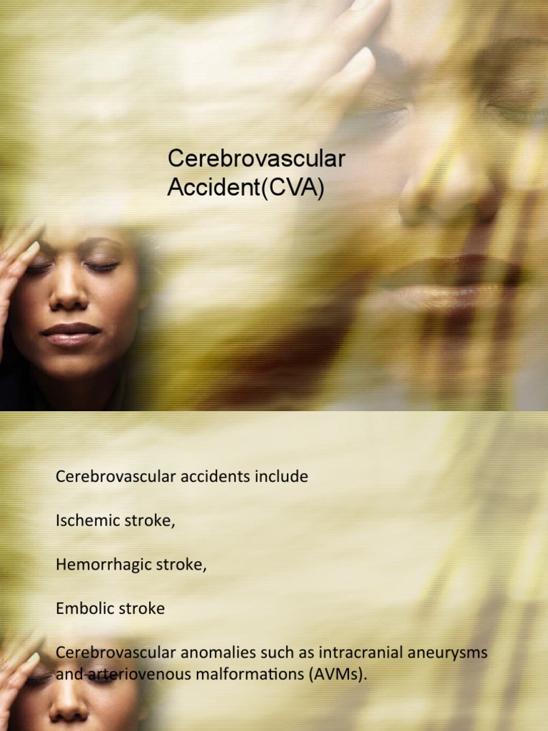 Cerebrovascular CVA | PDF | Stroke | Neurological Disorders