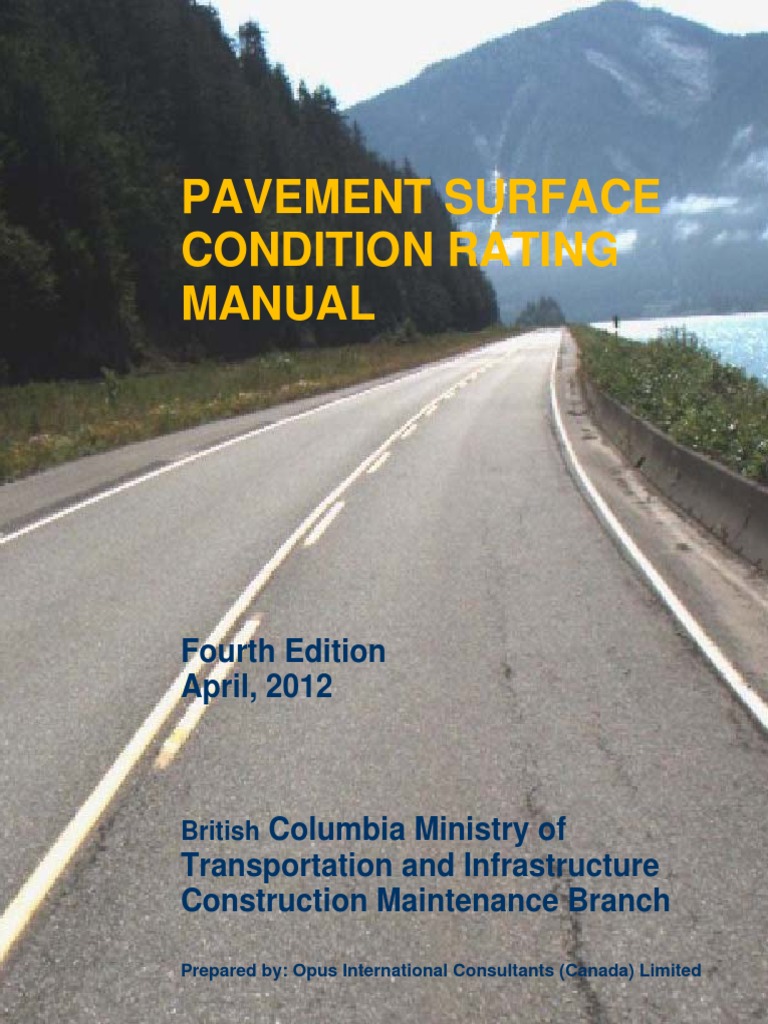 Pavement Condition Rating Manual | PDF | Road Surface | Survey Methodology