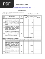 Bills of Quantities For Fence | PDF | Wire | Building Engineering