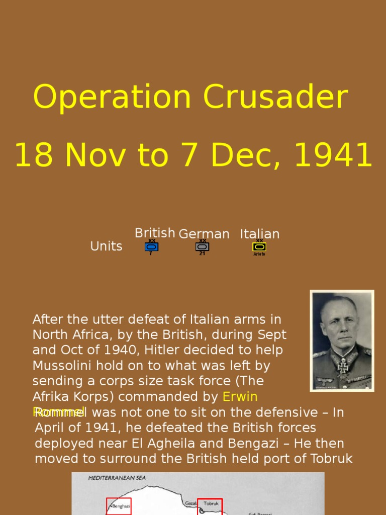 Operation Crusader | PDF | Erwin Rommel | Military