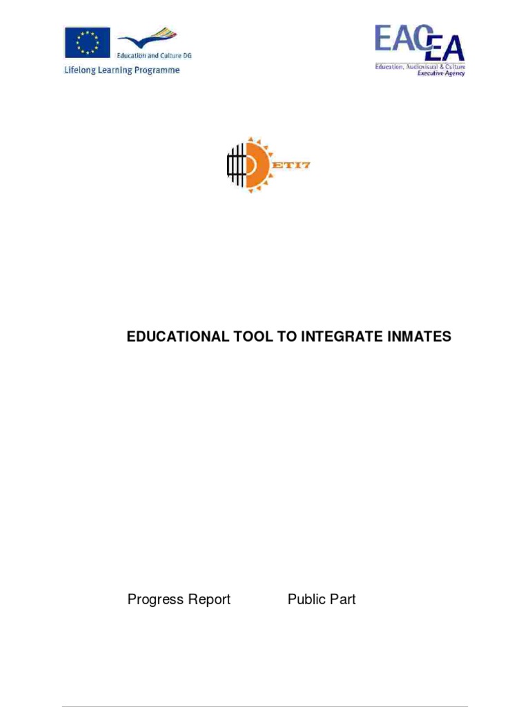 Educational Toolkit for Inmate Integration | PDF | Lifelong Learning ...