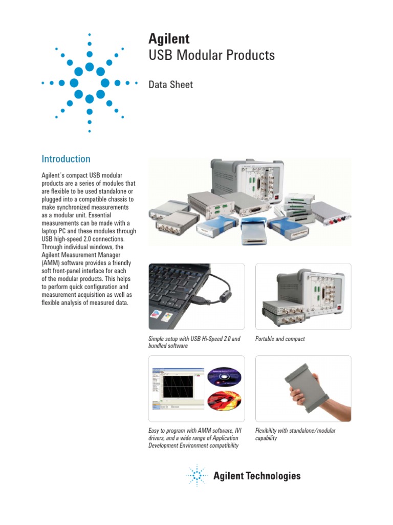 Agilent - USB Modular Products | PDF