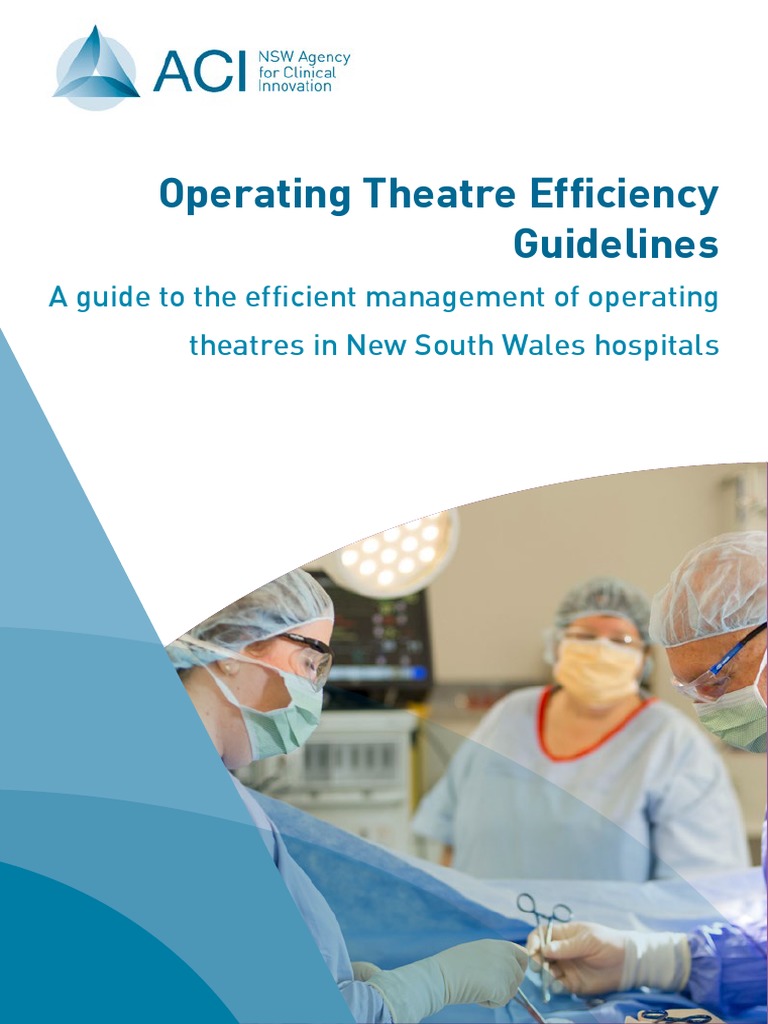 Operating Theatre Efficiency Guidelines | Surgery | Performance Indicator