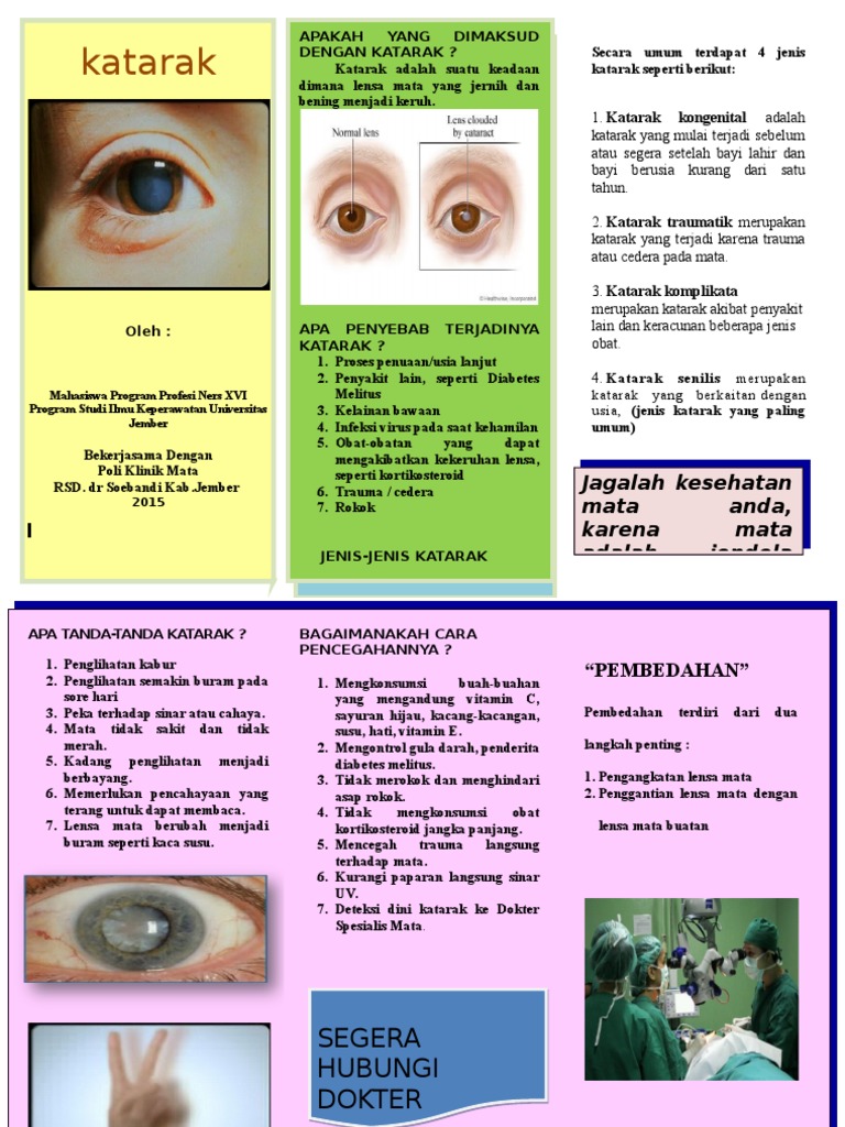 Leaflet Katarak | PDF
