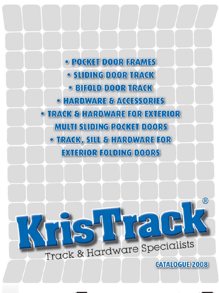 Kristrack Catalog | PDF | Door | Bearing (Mechanical)