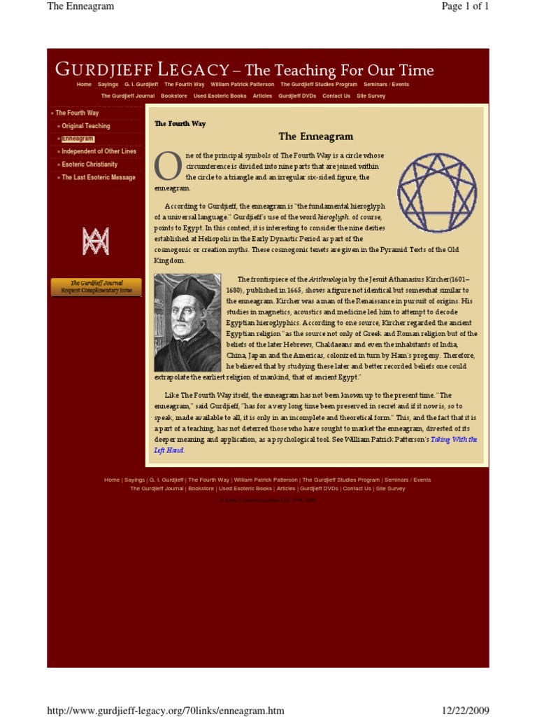 Enneagram | PDF | Fourth Way | Western Philosophy