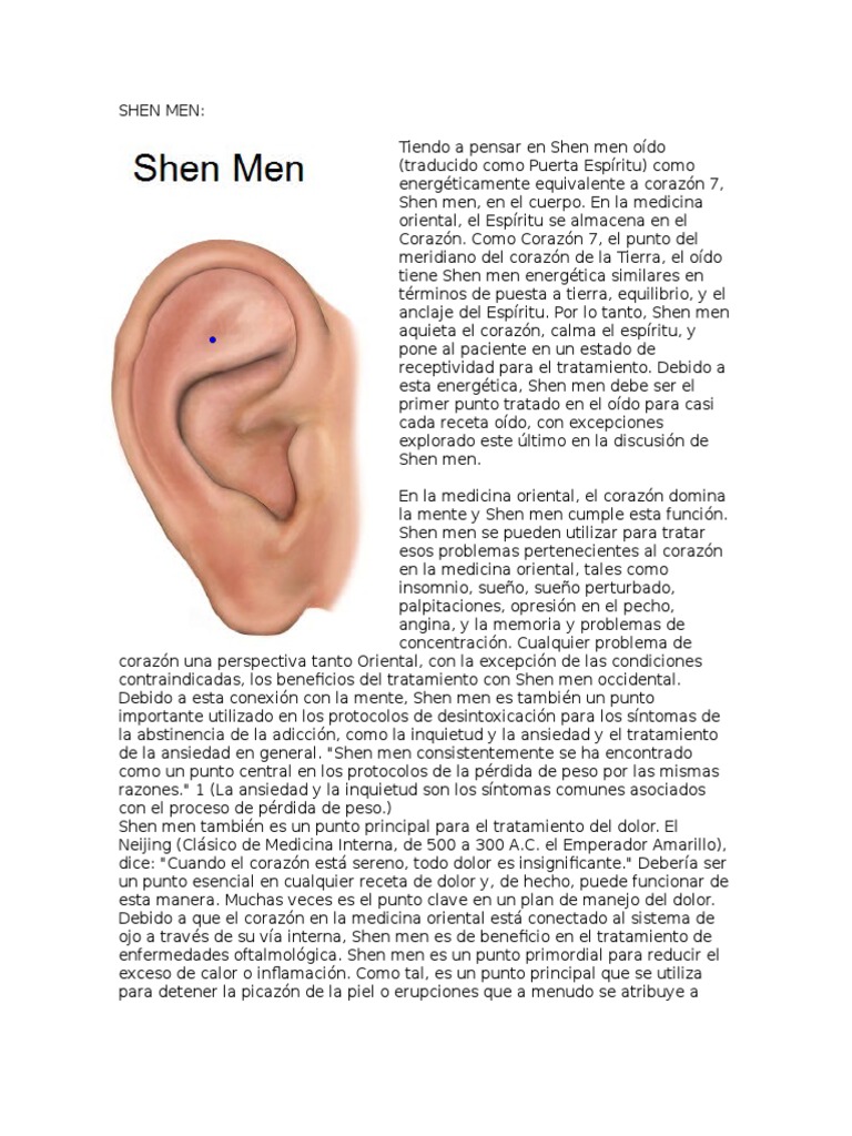 Shen Men | PDF | Dolor | Ansiedad
