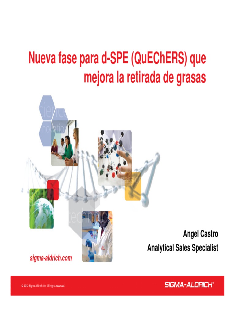 Nueva Fase para D-SPE (QuEChERS) Que Mejora La Retirada de Grasas | PDF | Lípido | Circonio