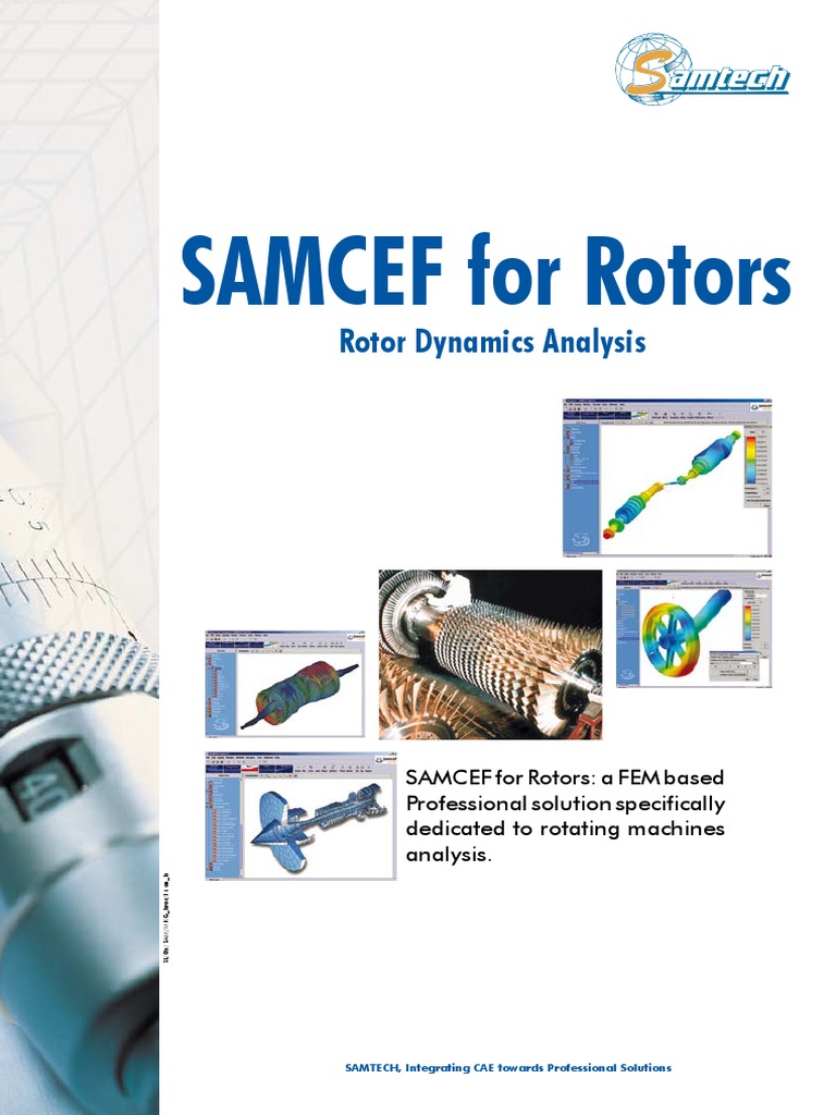 Samcef Rotor | PDF | Rotation | Force