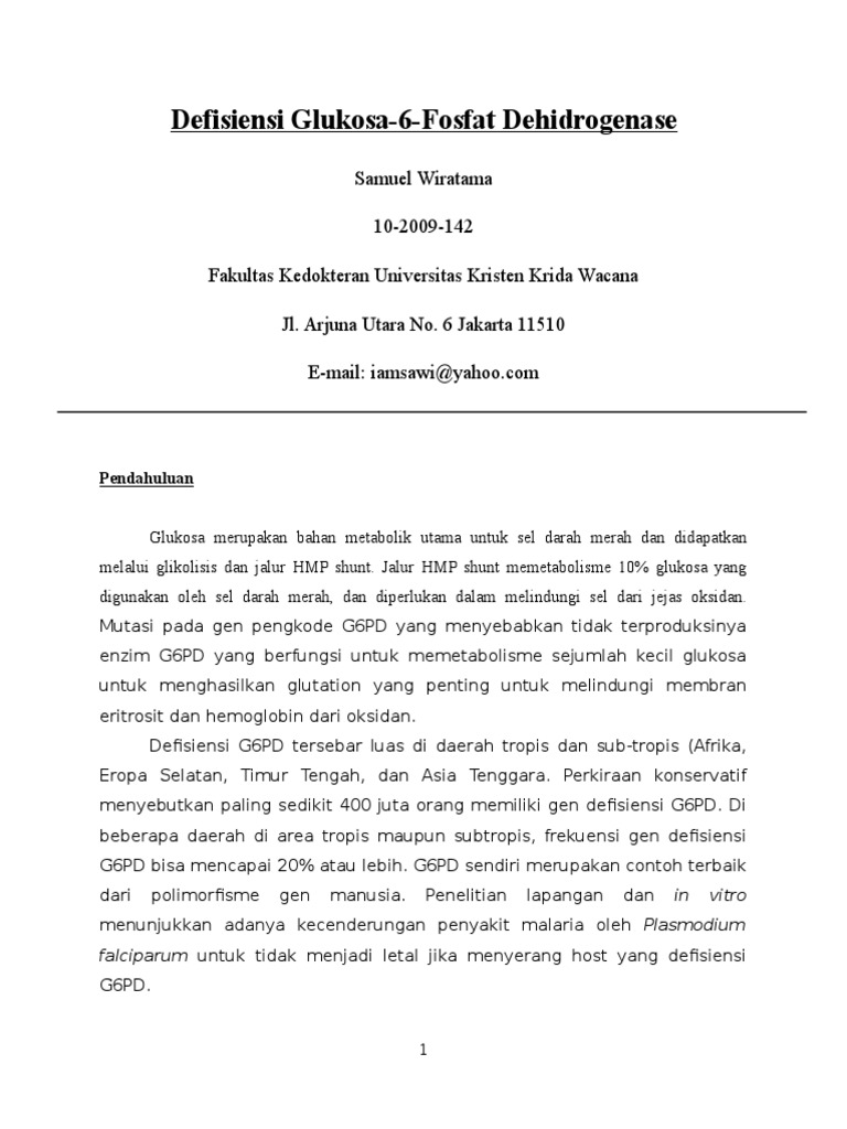 G6PD | PDF