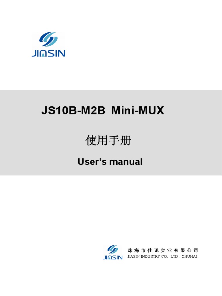 Js10b M2b Mini Mux V2 3 20120802 Pdf