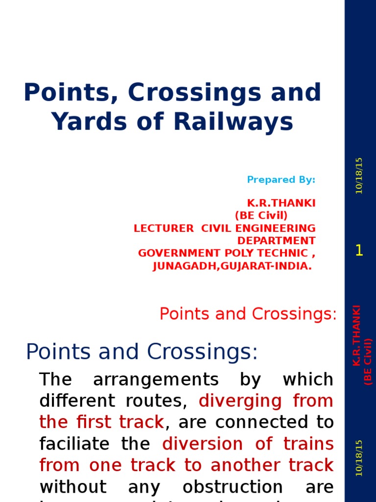 Railway Points and Crossing | PDF | Rail Transport | Rail Infrastructure