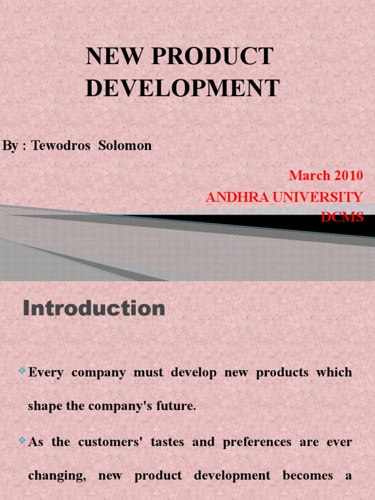 Presentation1-New Product Development 2007 | PDF | Marketing | Sales