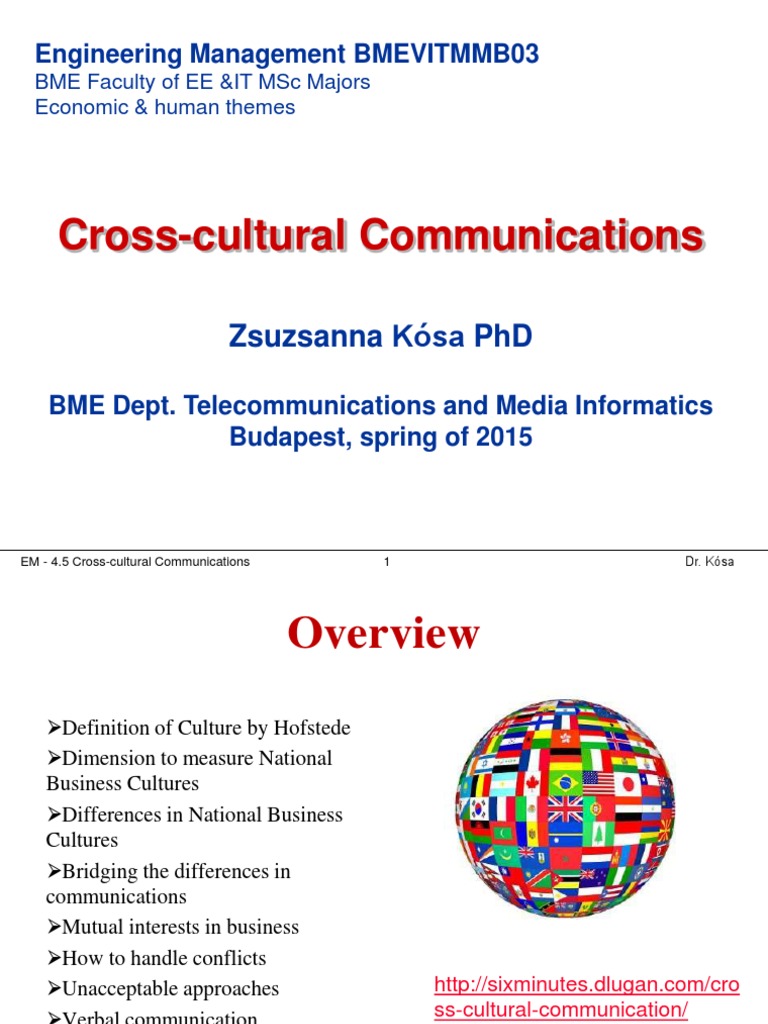 452-45 EM Cross-Cultural Communications | PDF | Cross Cultural ...