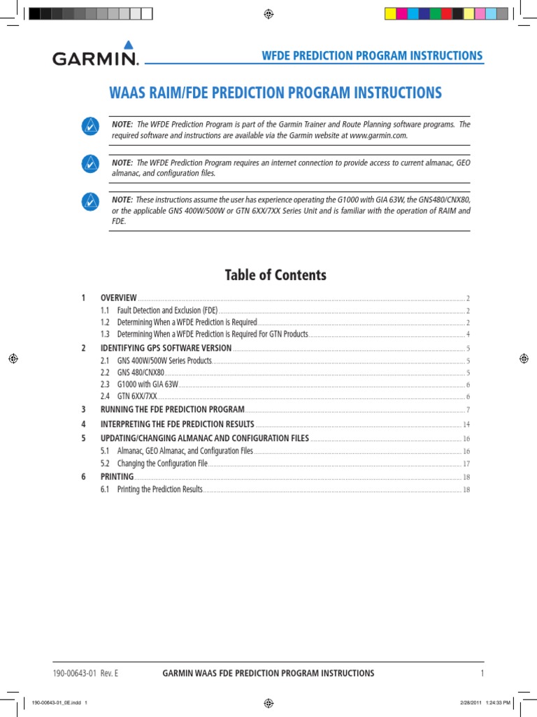 WAAS Prediction Raim | PDF | Aerospace Engineering | Geodesy