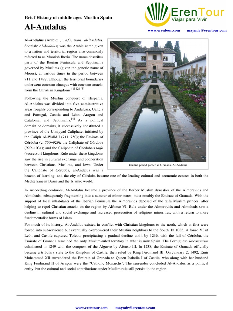 Al-Andalus Material For Students | PDF | Al Andalus | Religion And Belief