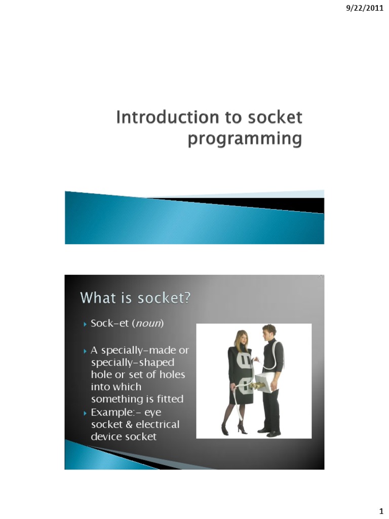 1 - Introduction To Socket Programming | Download Free PDF | Port ...