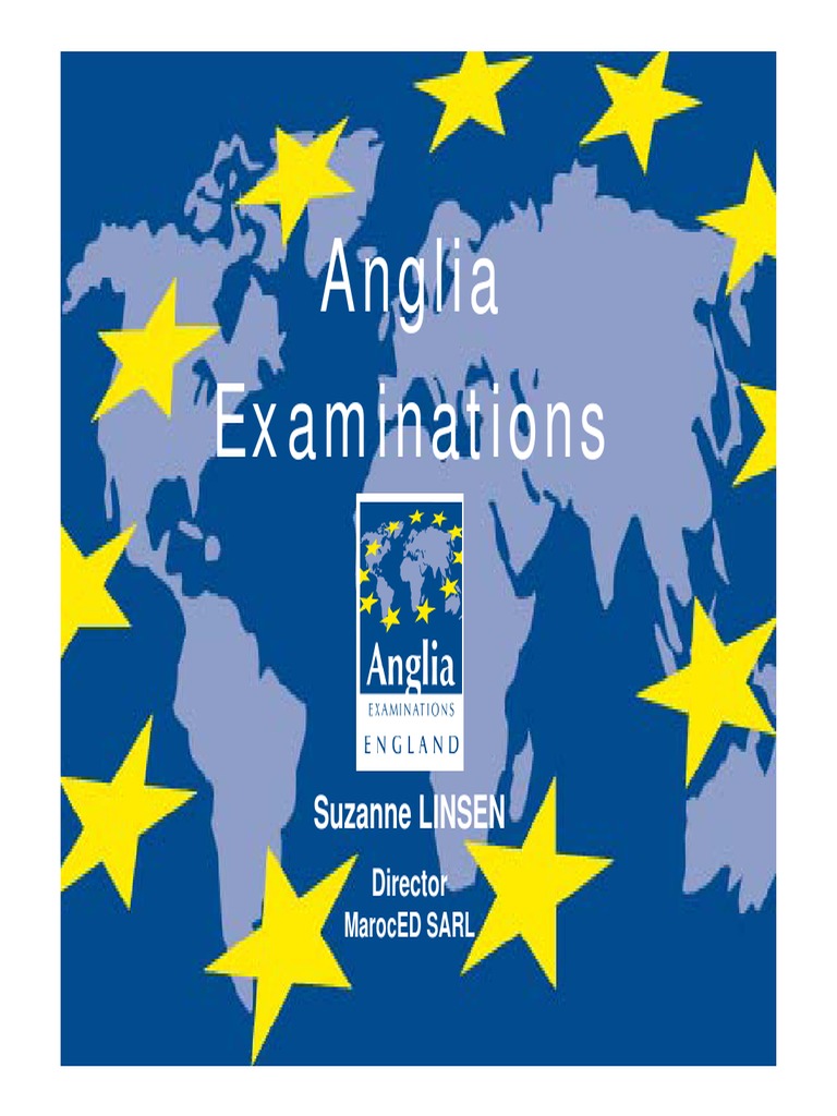 Anglia English Examinations Overview | PDF | Standardized Tests | Tests