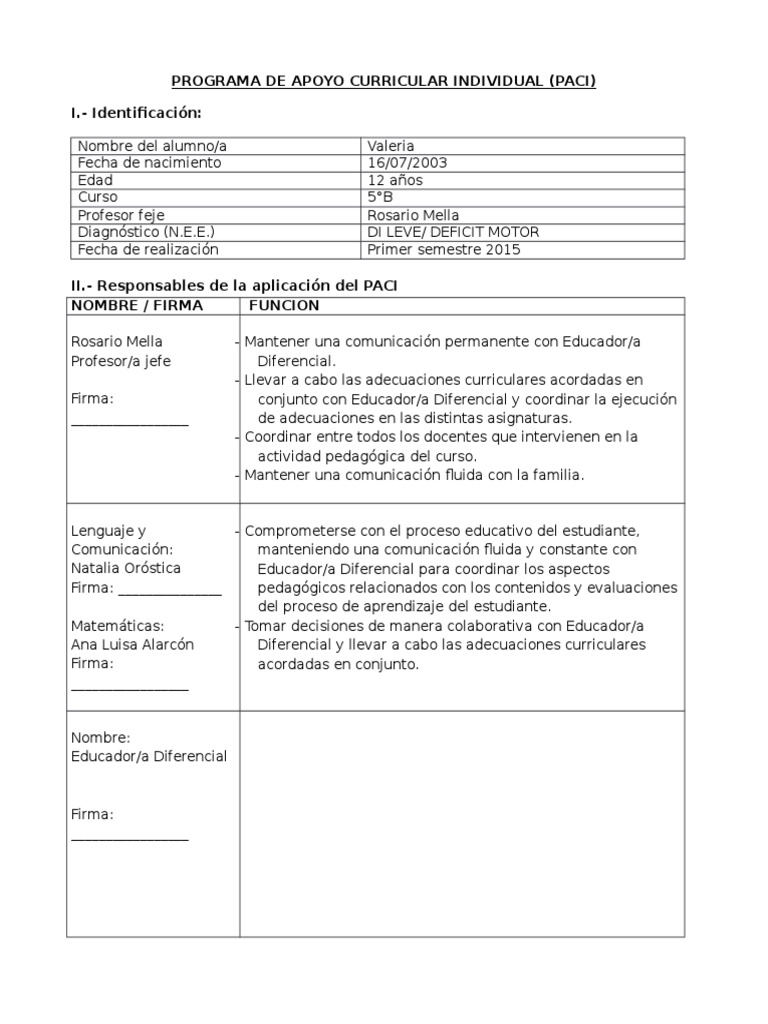 Taller N° 4 Adecuaciones Curriculares | PDF | Evaluación | Maestros
