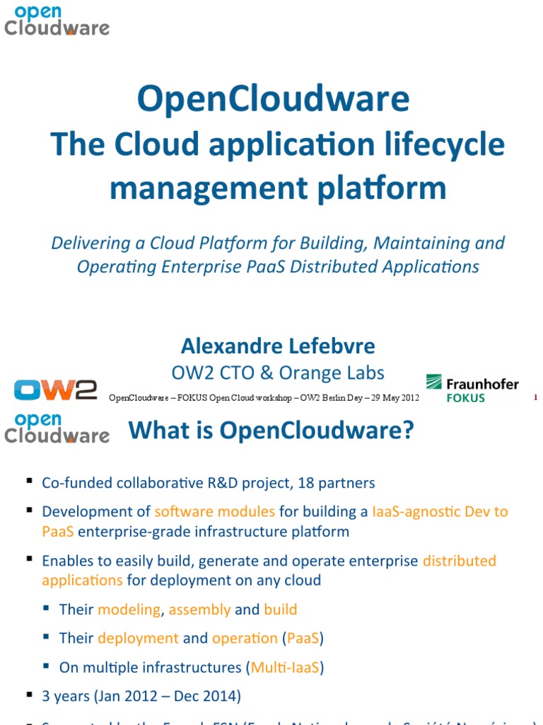 Berlin Day Open Cloud Ware | PDF | Provisioning | Cloud Computing