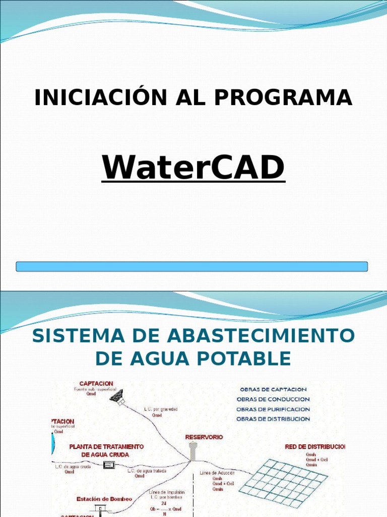 Webinar WaterCAD 1 Def | PDF | Bomba | Agua