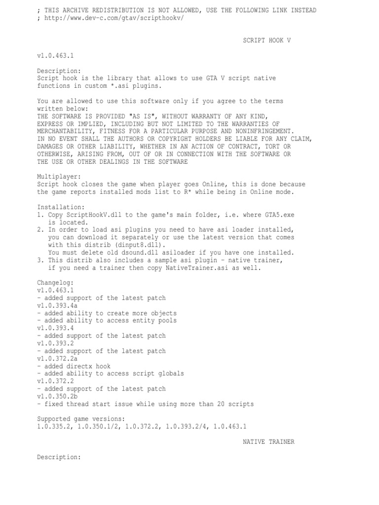 Readme Gta V | PDF | Computing | Software