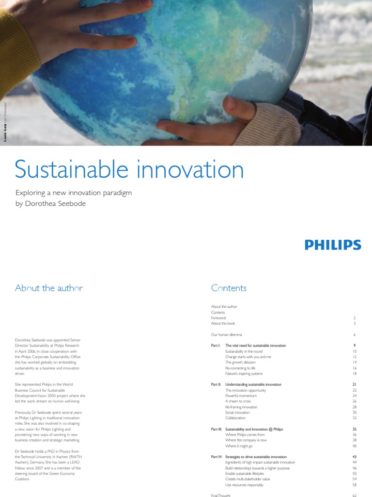 Philips Sustainable Innovation Paper TNS | PDF | Low Carbon Economy ...