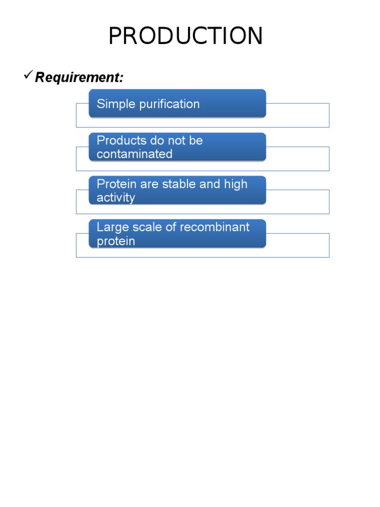 Production: Requirement | PDF | Technology & Engineering