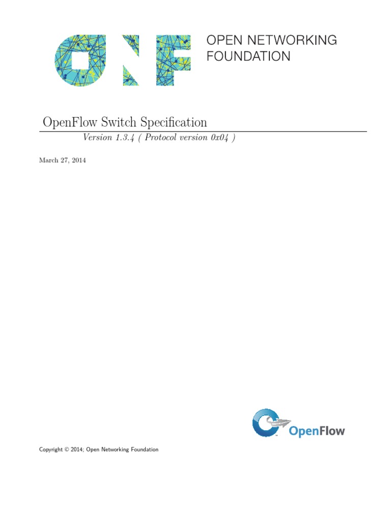 Openflow-Switch-V1 3 4 | PDF | Network Switch | Port (Computer Networking)