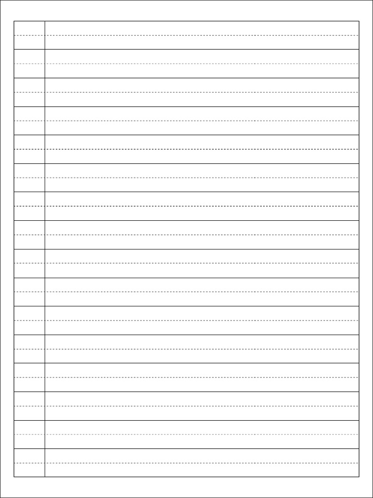 3 Line Notebook Pages | PDF