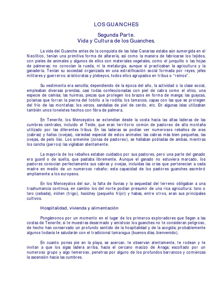 Los Guanches 2 | PDF | Oveja | Islas Canarias