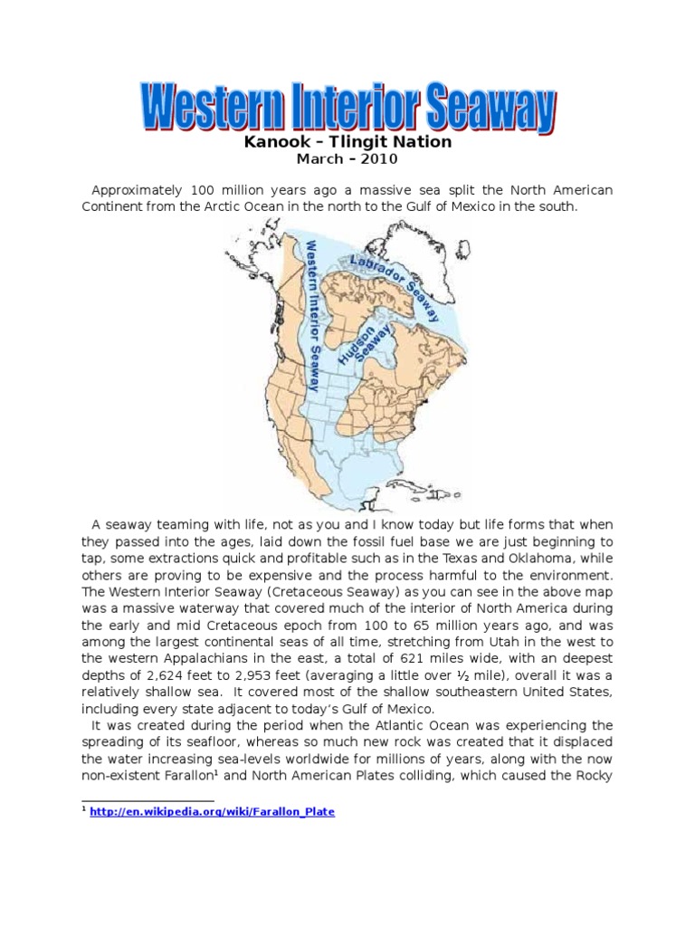 Western Interior Seaway | PDF | Physical Geography | Nature