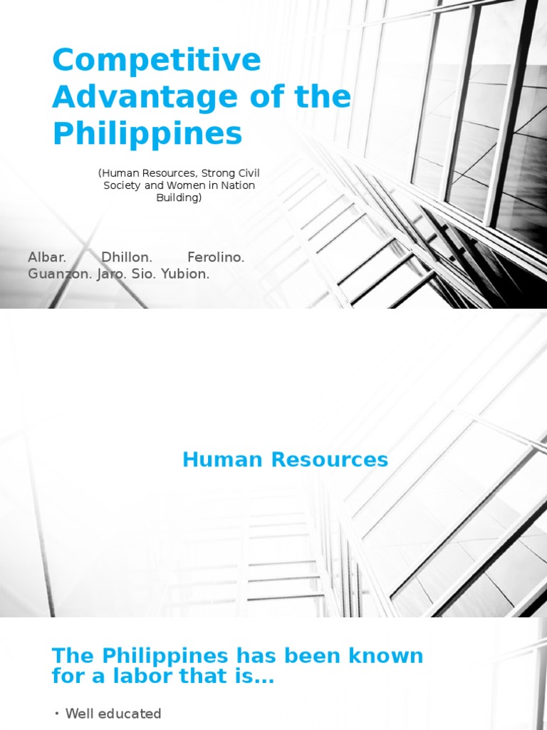 Competitive Advantages of the Philippines | PDF | Non Governmental ...