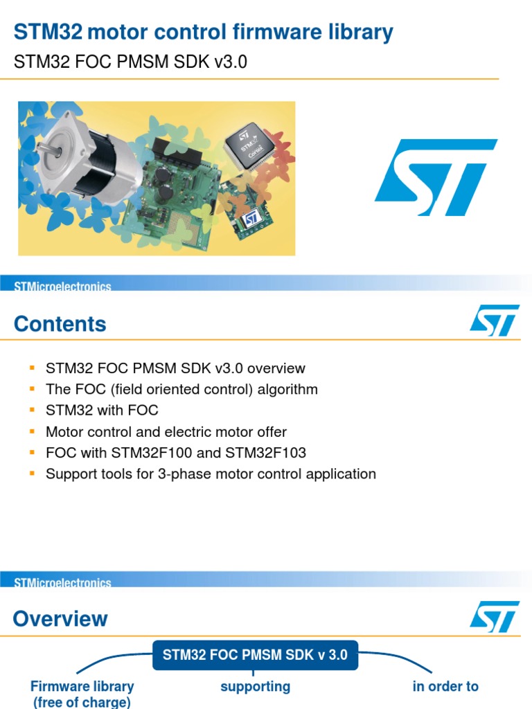 STMicroelectronics - Product Brief 1 | PDF | Electric Motor ...