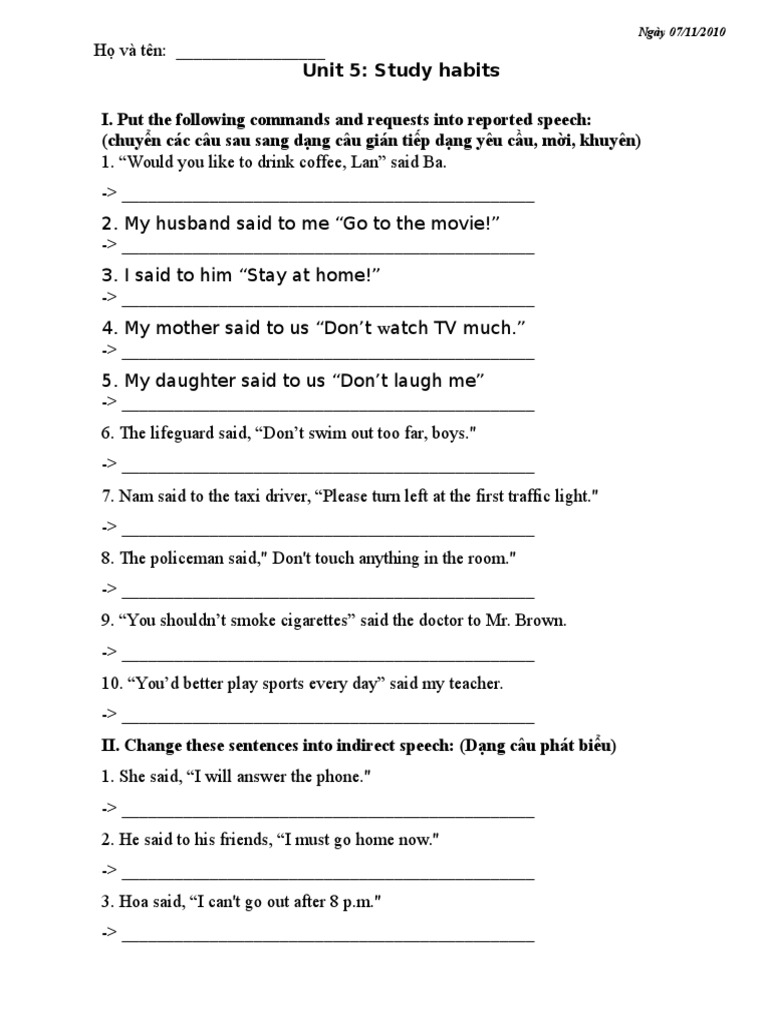 Unit 5: Study Habits | PDF | Language Arts & Discipline