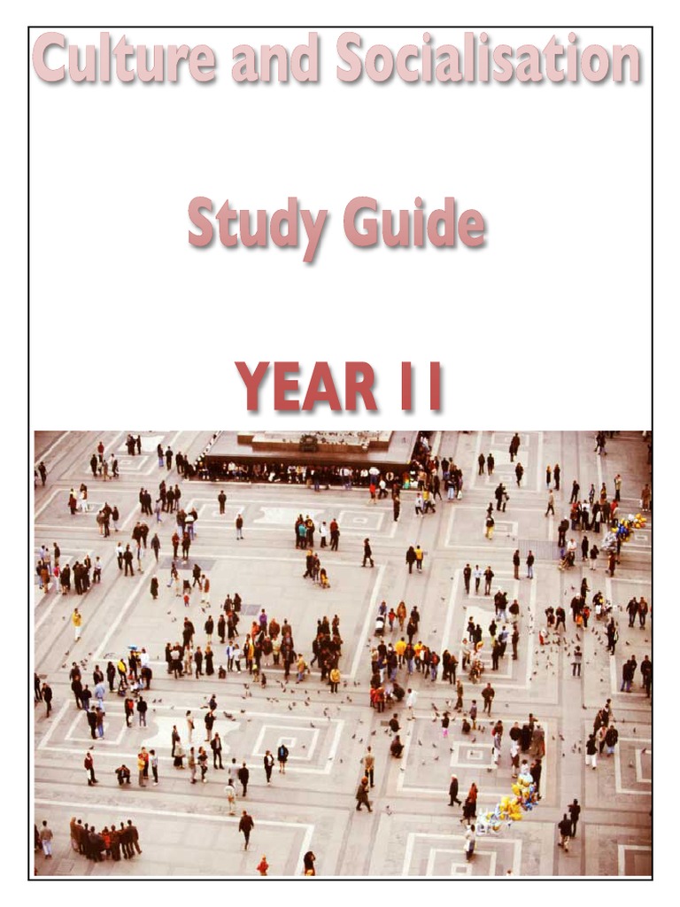 Study Guide Culture and Socialisation | PDF | Socialization | Gender Role