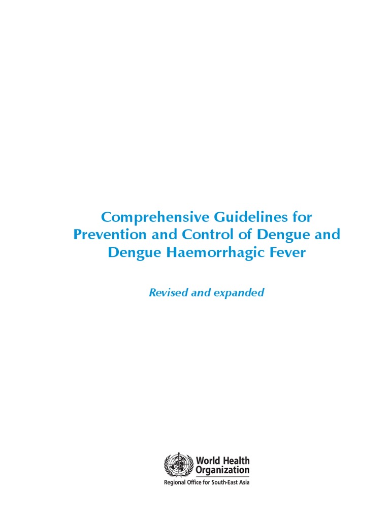 Dengue Guidelines WHO SEARO 2011 | PDF | Virus | Infection