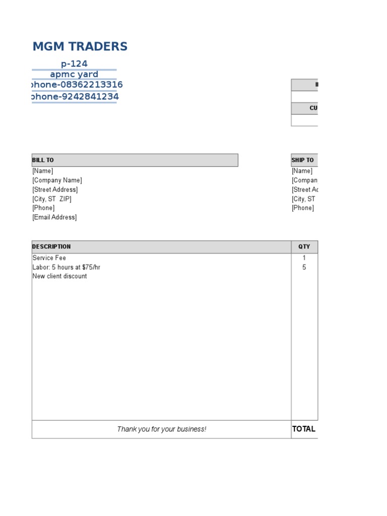 Billing Invoice | PDF | Invoice | Computing